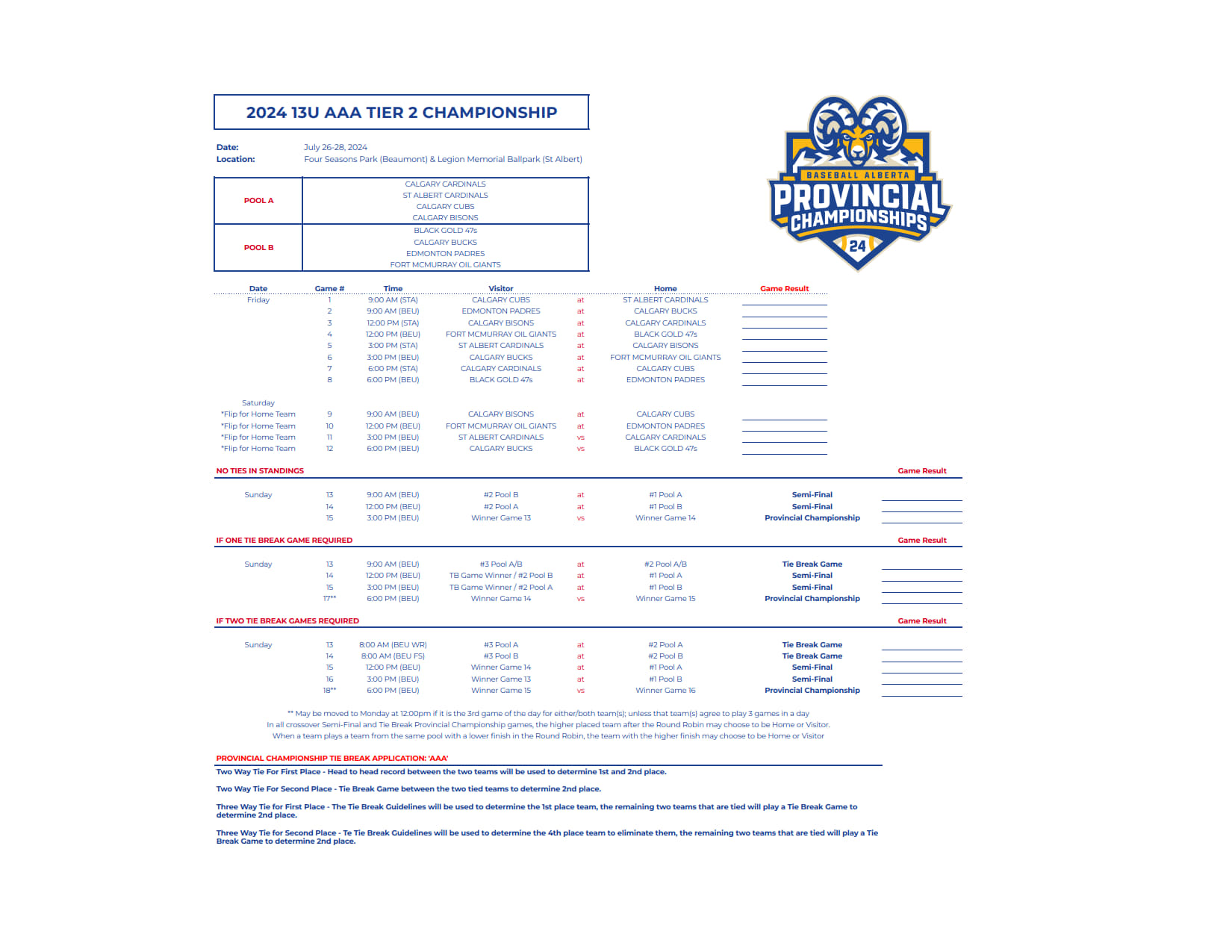 St. Albert Minor Baseball Association : Website by RAMP InterActive