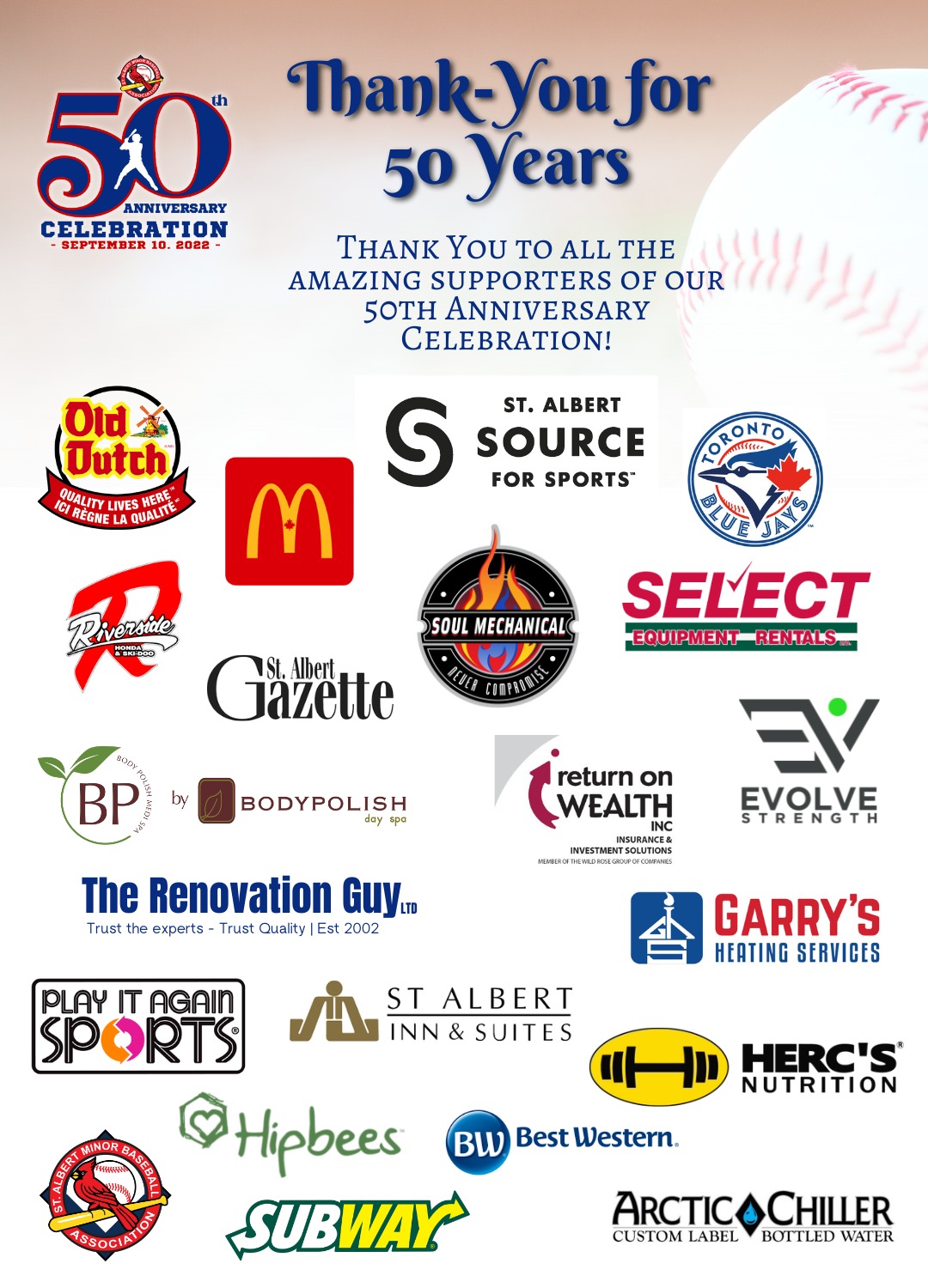 St. Albert Minor Baseball Association : Website by RAMP InterActive